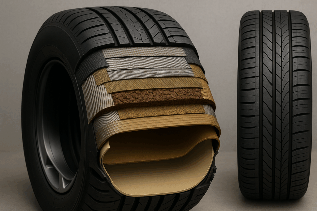 Comprendre la structure d’un pneu