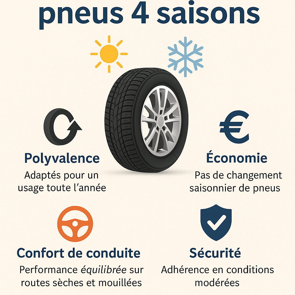 Quel est le meilleur pneu 4 saisons en 2025 ? Comparatif complet